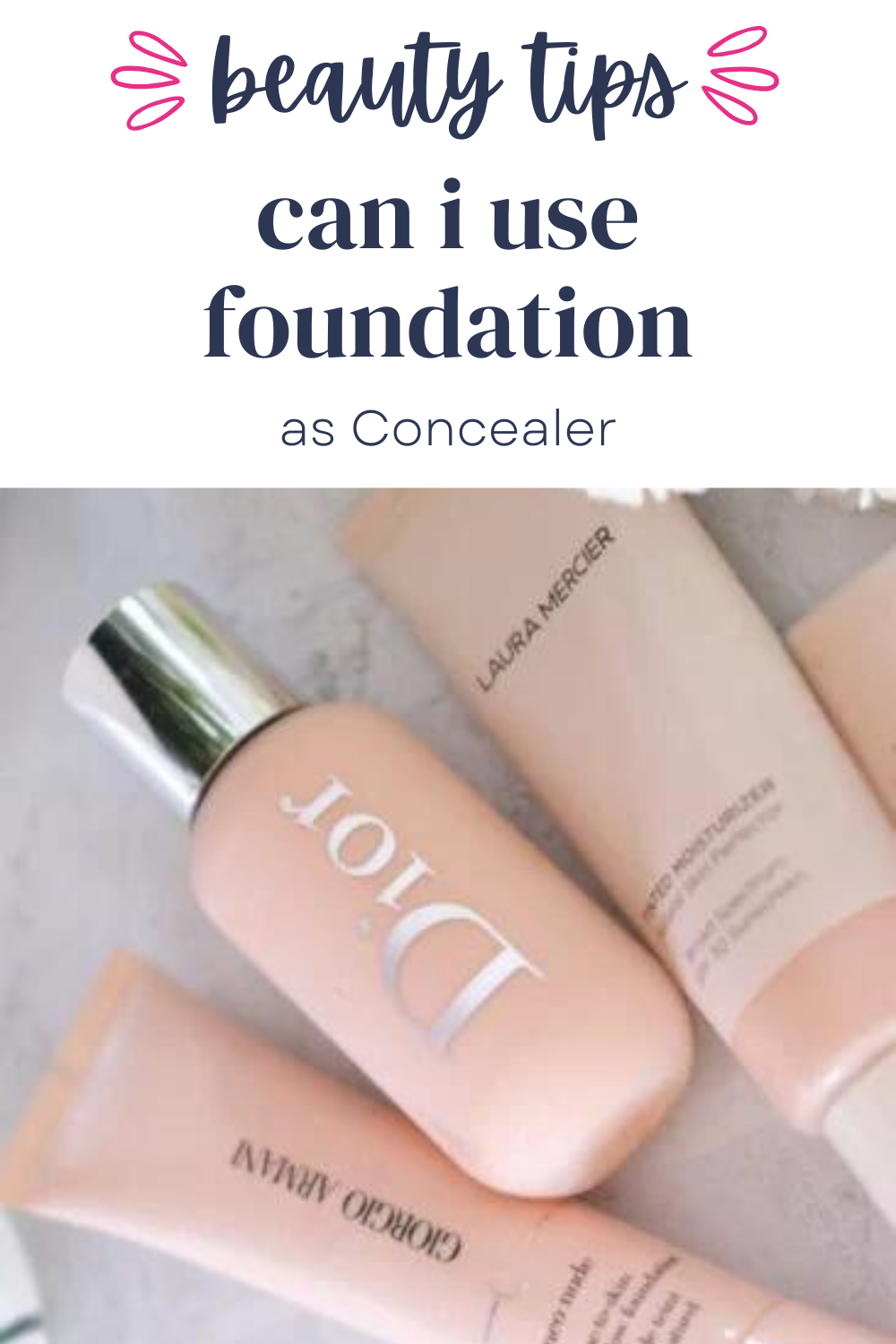 Beauty Tips: Can I Use Foundation as Concealer? - Lorna Ryan